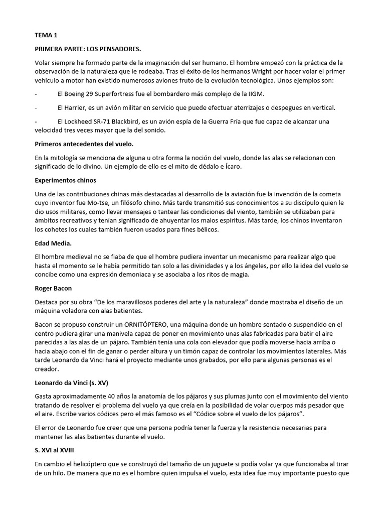 Tema 2,3,4 | PDF | Dirigible | Globo (Aeronáutica)