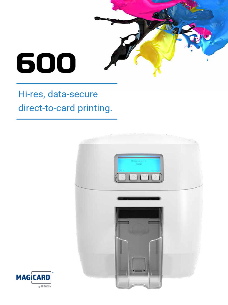 Magicard 600 Brochure EN Iss 2.00 Web | PDF | Printer (Computing) | Smart Card