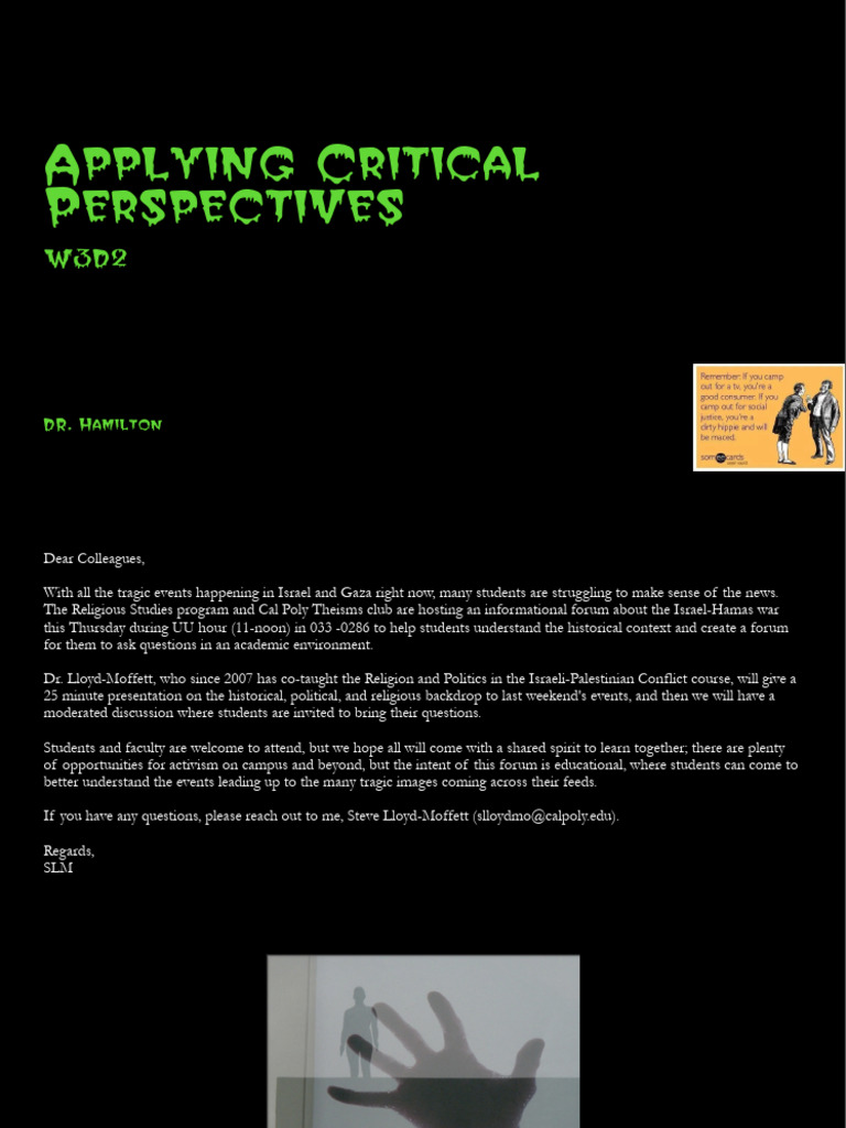 Understanding Israel-Hamas Conflict | PDF | Social Media | Popular ...