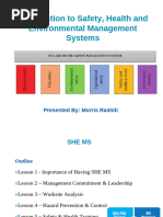 PTTEP SSHE Management System Overview | PDF | Risk | Risk Management