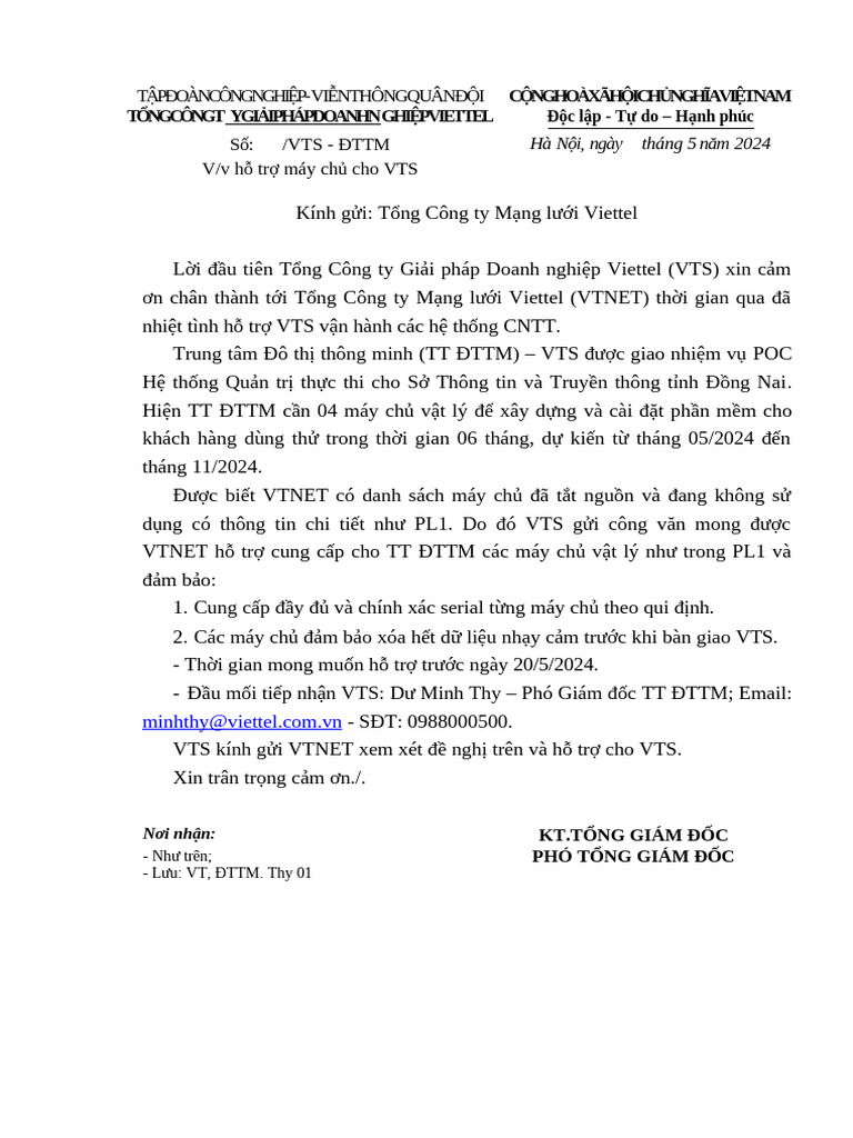 CV - VTS - VV VTNET H TR Server - chuyenVTS | PDF