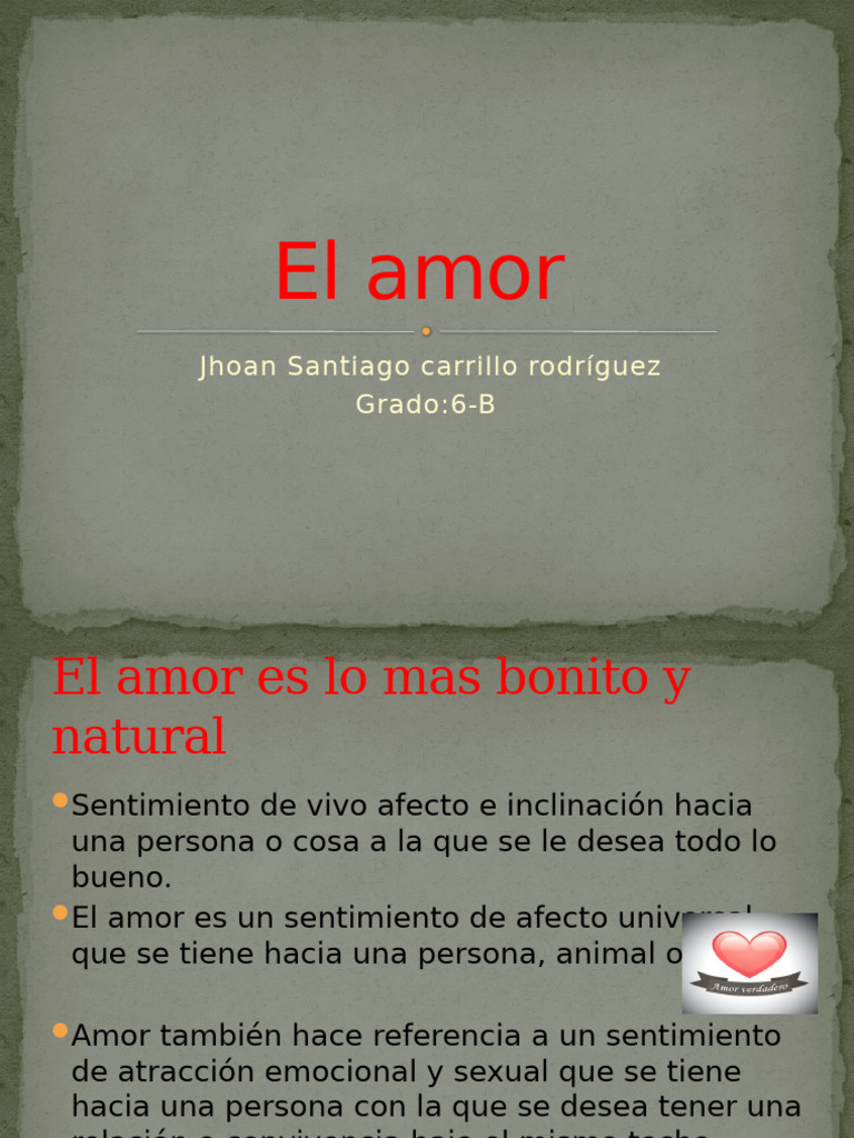 El Amor | PDF | Autosuperación