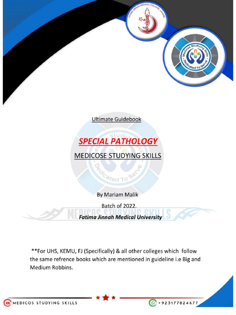 Special Pathology Guidebook | PDF