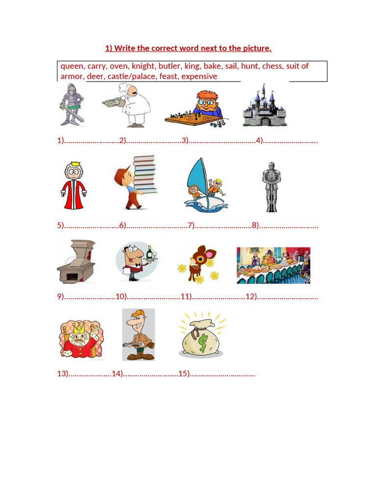 Vocabulary and Writing Exercise | PDF