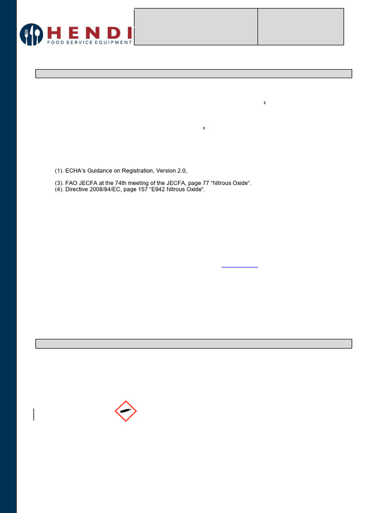safety data sheet s659 | PDF | Dangerous Goods | Nitrous Oxide