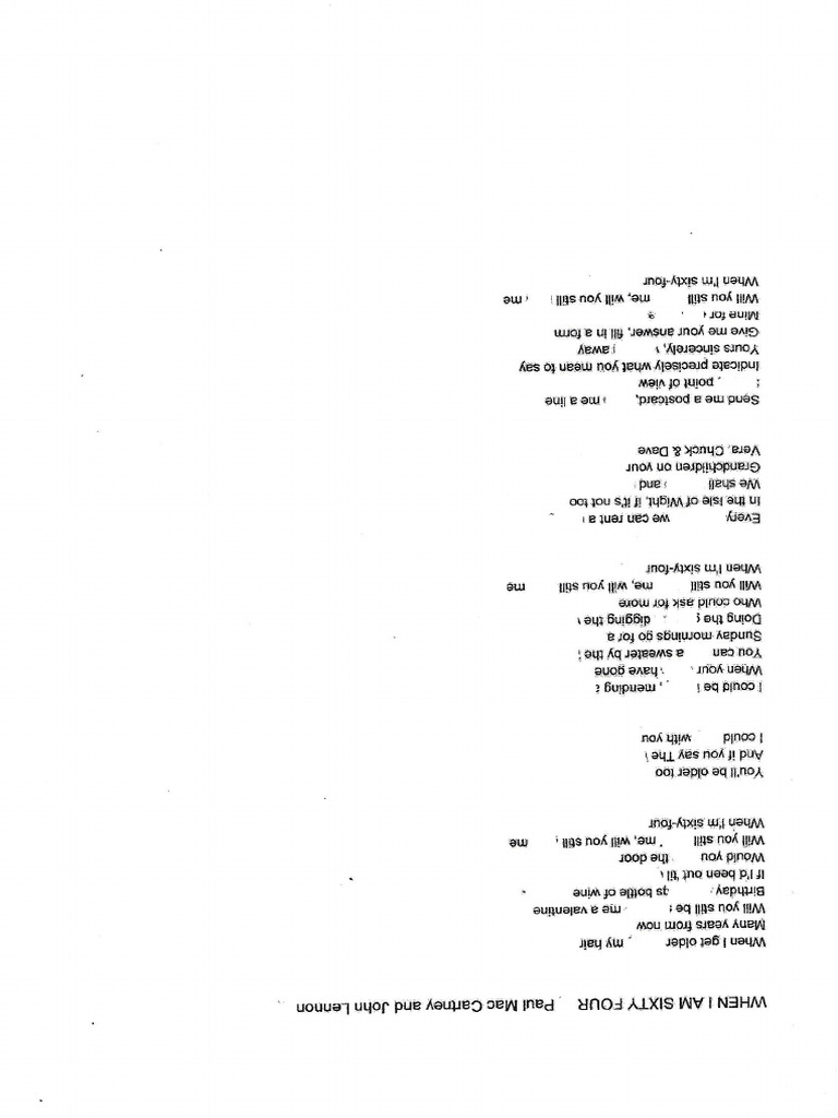 Chansons À Trou | PDF