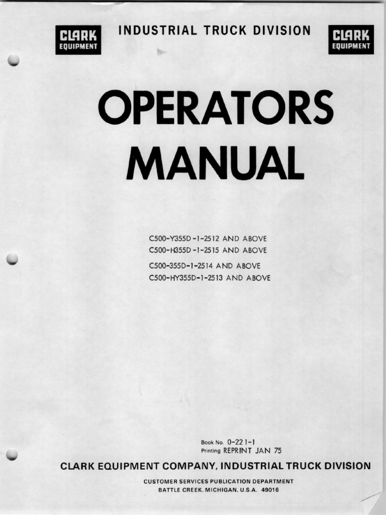 Operators: Manual | PDF | Leak | Truck