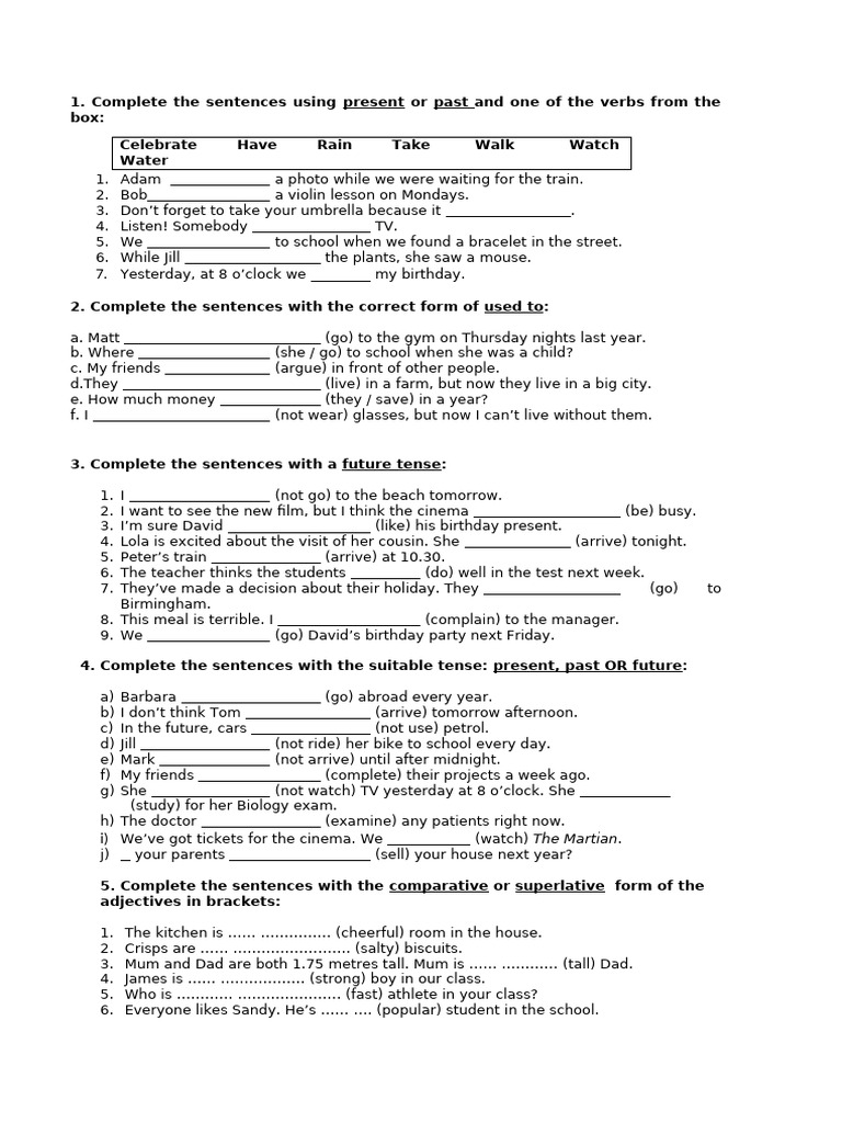 Revising Final Exam - 1st Term | PDF | Linguistics
