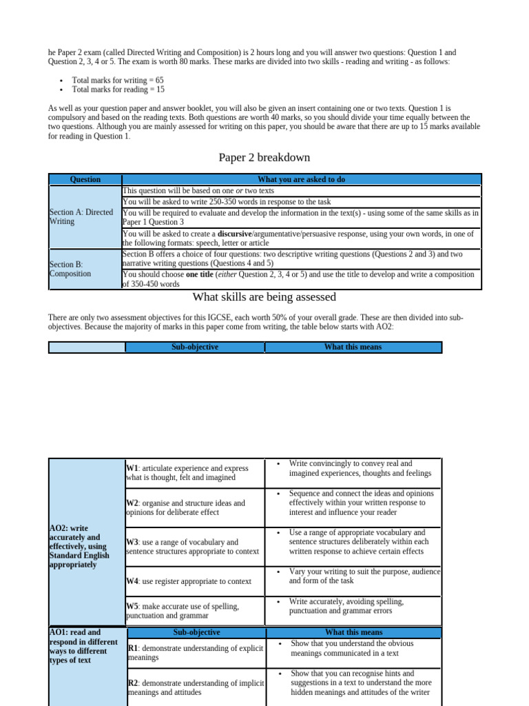 Paper 2 Notes | PDF | Rhetoric | Argument
