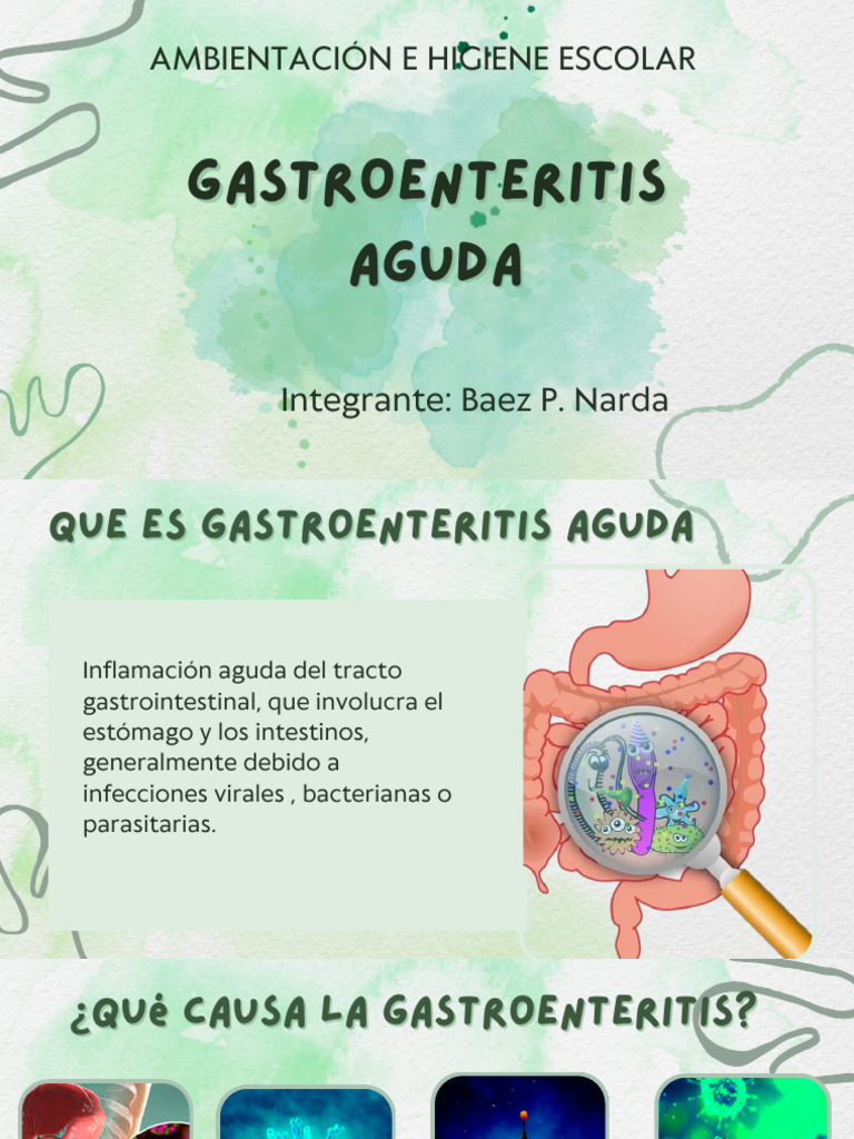 Gastroenteritis Aguda | PDF | Diarrea | Causas de la muerte