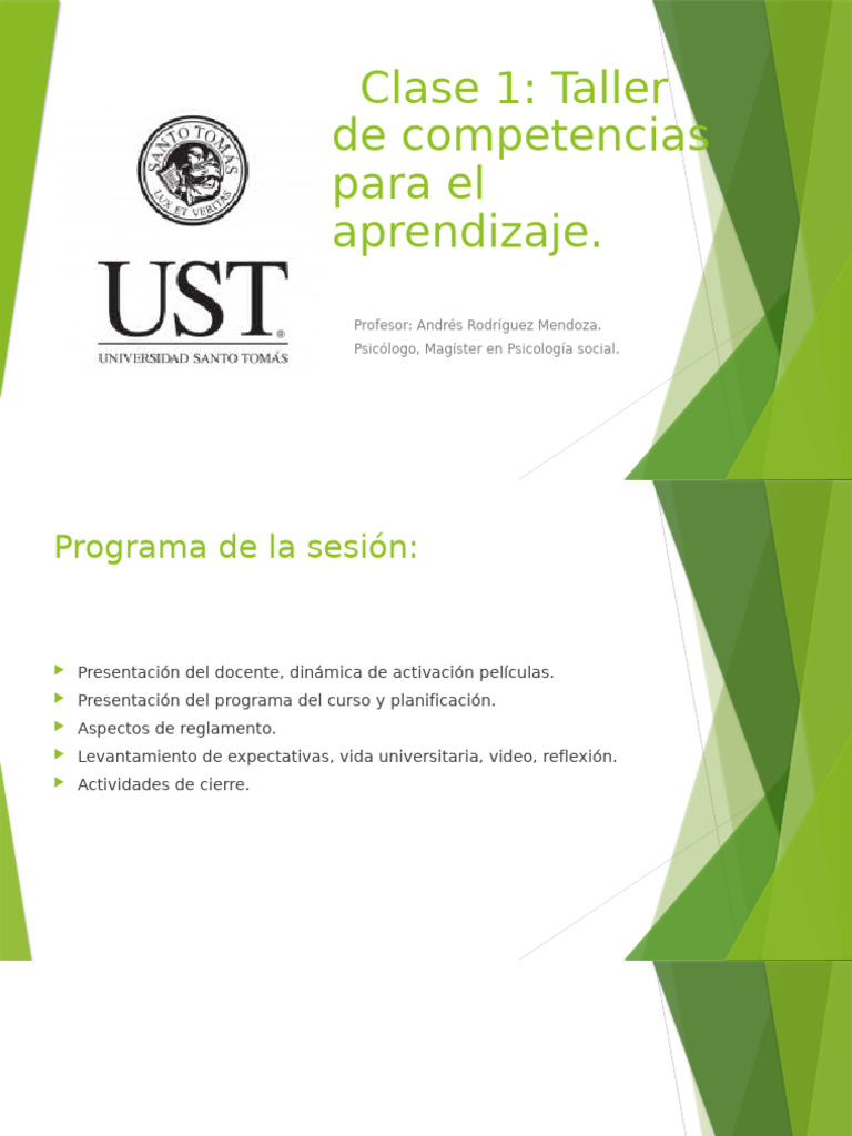 Clase 1 Coms | PDF | Maestros | Aprendizaje