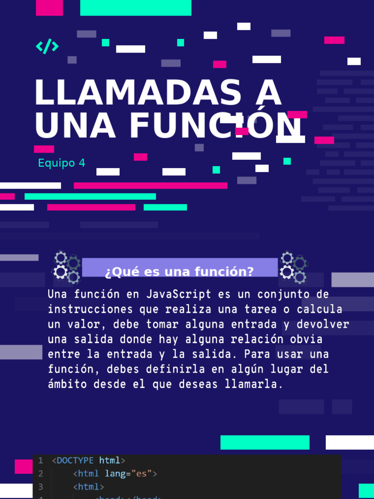 Llamadas y Retornos en Funciones | PDF | Script Java | Desarrollo de software