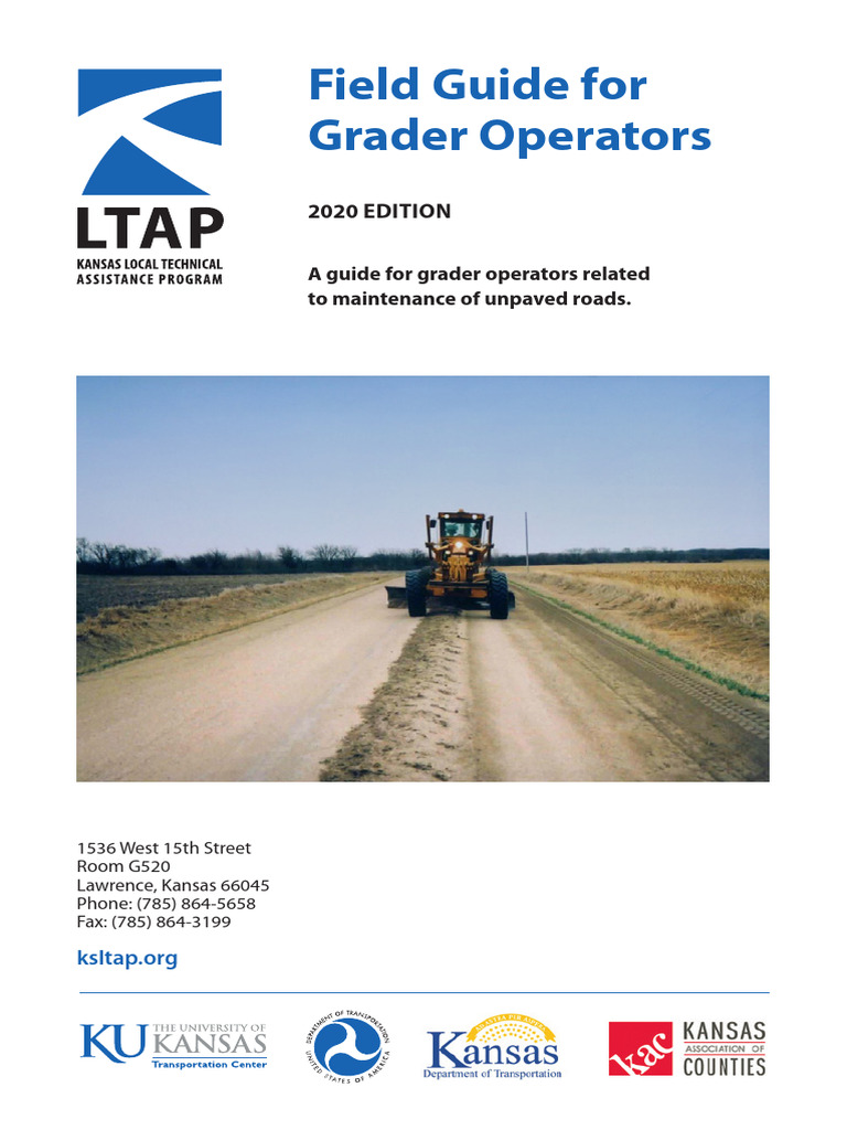 LTAP Grader Handbook - 2020 - Web | PDF | Road | Road Surface