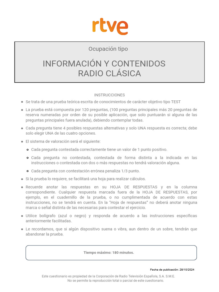 Clas | PDF | Ópera | Cuestionario