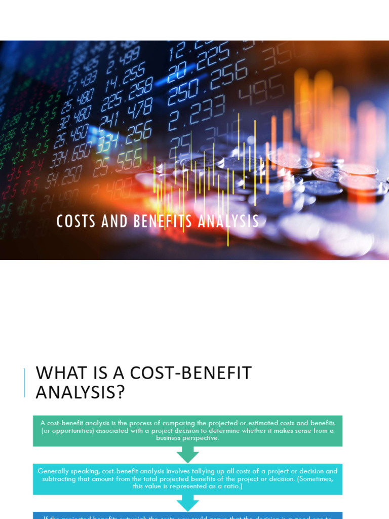 Cost and Benefit Analysis | PDF | Cost–Benefit Analysis | Opportunity Cost