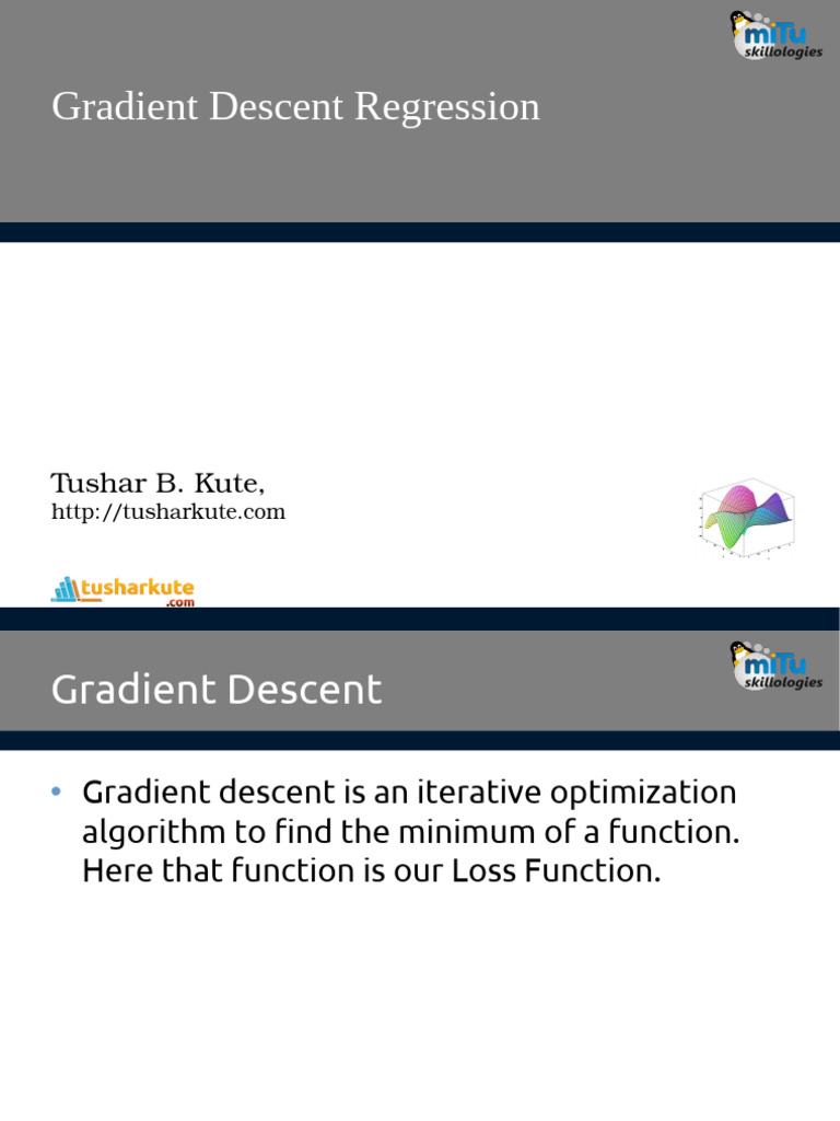 Gradient-Descent-Regression | PDF | Mathematical Optimization | Derivative Gradient-Descent-Regression | PDF | Mathematical Optimization | Derivative
