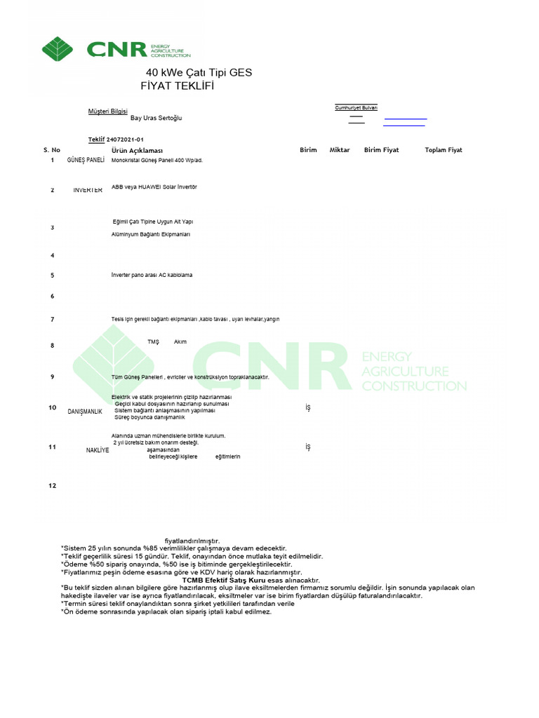 40 KWP Göcek-Dönüştürüldü | PDF