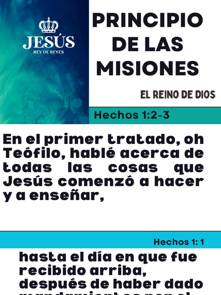 Entendiendo el Reino de Dios en Hechos | PDF | Evangelio de Mateo ...