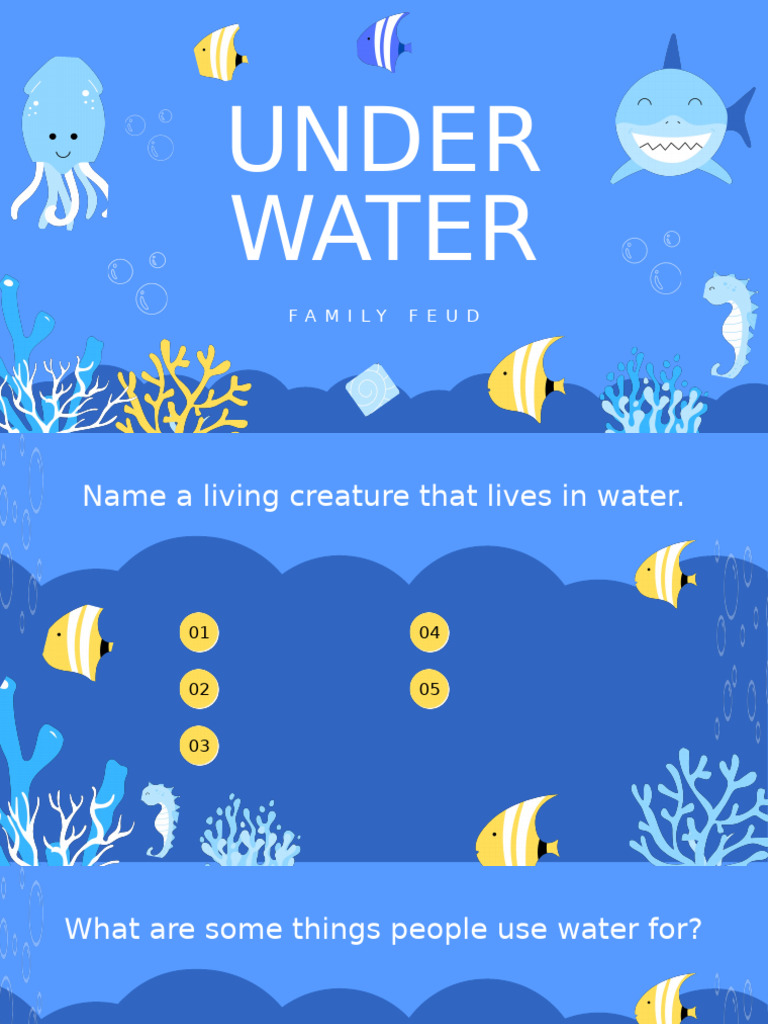 GR3 - ATT. 1 - Underwater Family Feud | PDF