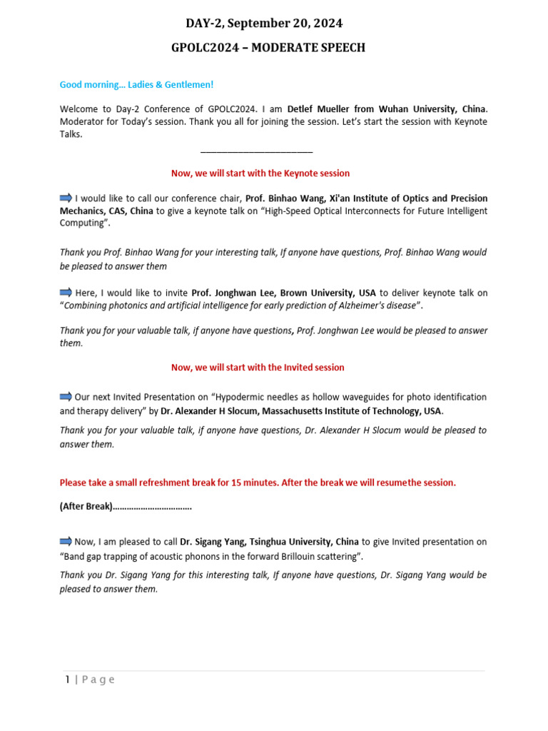 DAY-2 - GPOLC2024 - Moderate Speech | PDF | Electromagnetism | Atomic