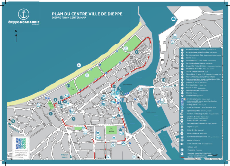 Plan détaillé de Dieppe et ses environs | PDF