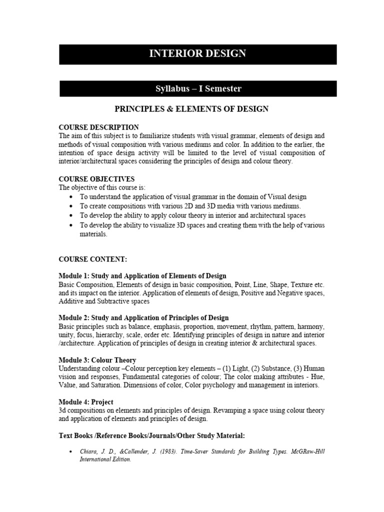 Design Principles and Color Theory Course | PDF | Color | Composition ...