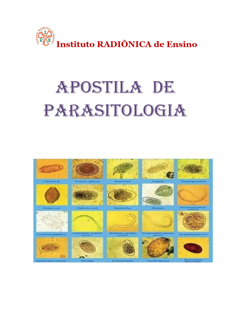Apostila Parasitologia - Com Capa-Mesclado | PDF | Protozoários | Parasitismo