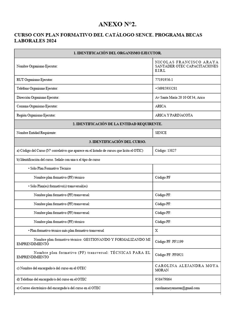 Anexo2 - GESTIONADO Y FORMALIZANDO MI EMPRENDIMIENTO - CANELA | PDF | Aprendizaje | Experiencia