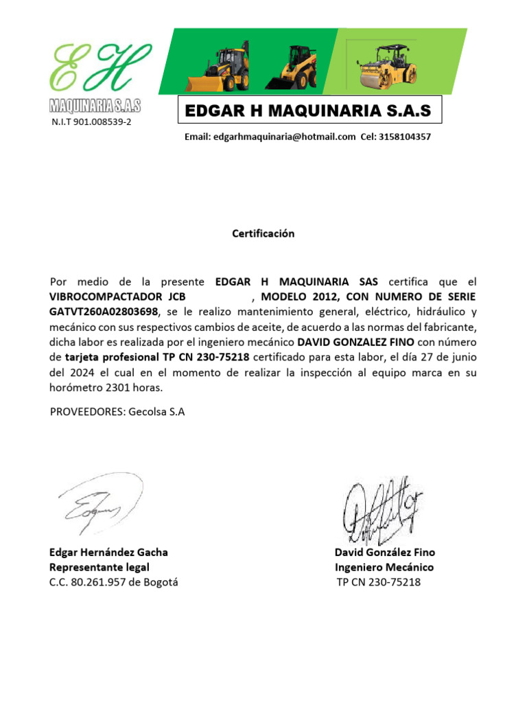 Doc. Vibro JCB | PDF