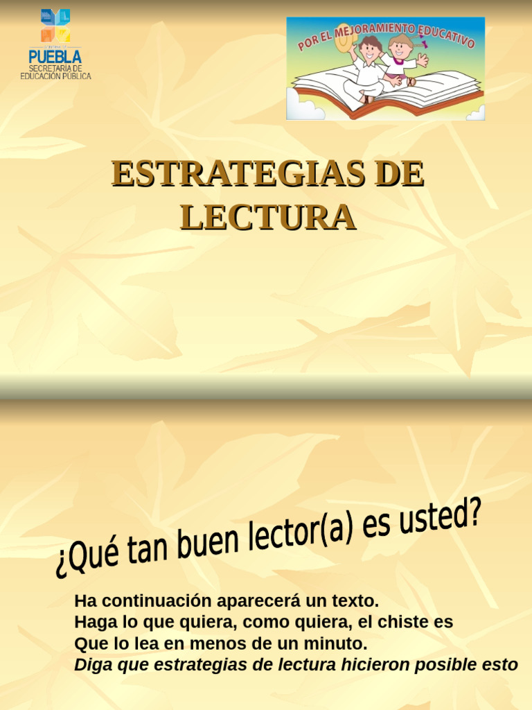 Estrategias Efectivas de Lectura | PDF | Cognición | Ciencia cognitiva