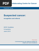 Rapid Referral Guidelines For Suspected Cancer | PDF | Lung Cancer | Cancer