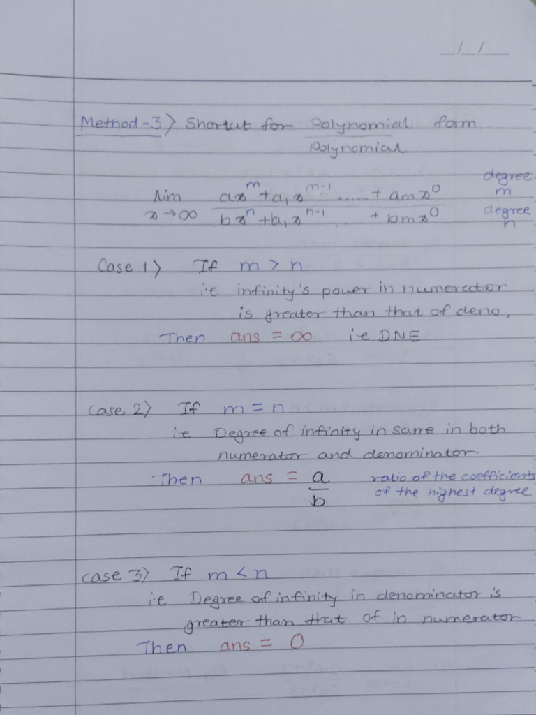 Limits Formula and Expansion | PDF