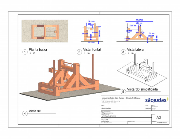 Projeto Catapulta A3 - Final | PDF | Engenharia