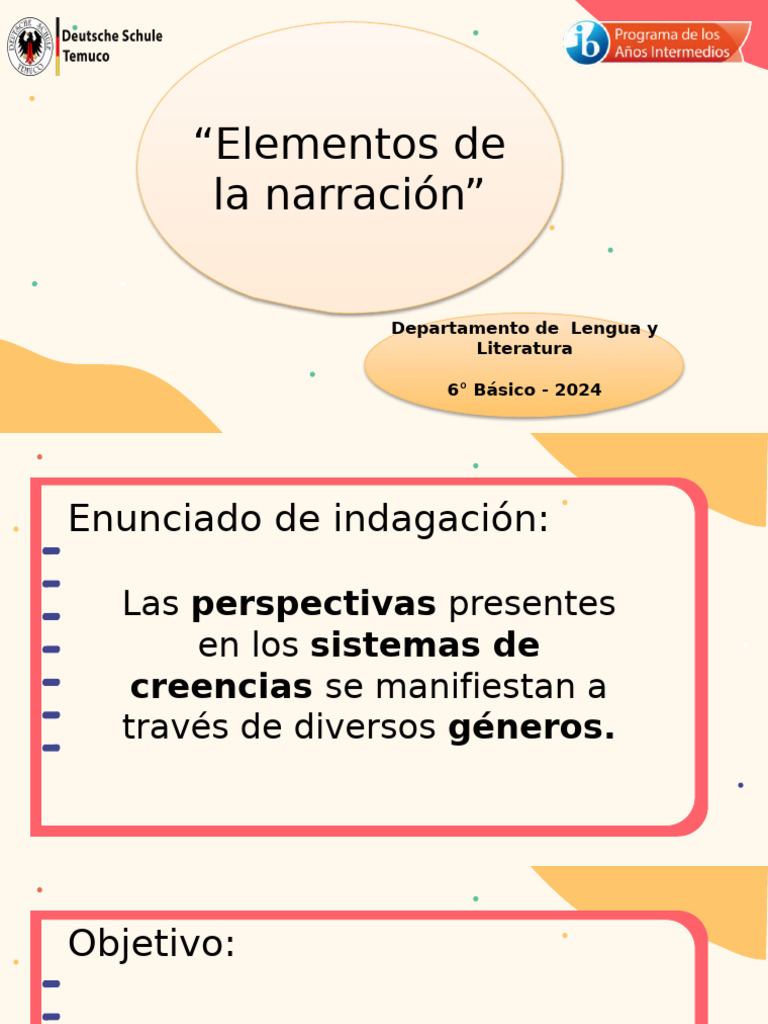 PPT Elementos de La Narración | PDF | Narración | Don Quijote