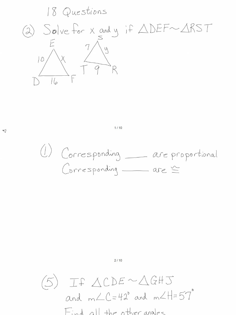 Dilations Quiz Review0001.eit0001 | PDF