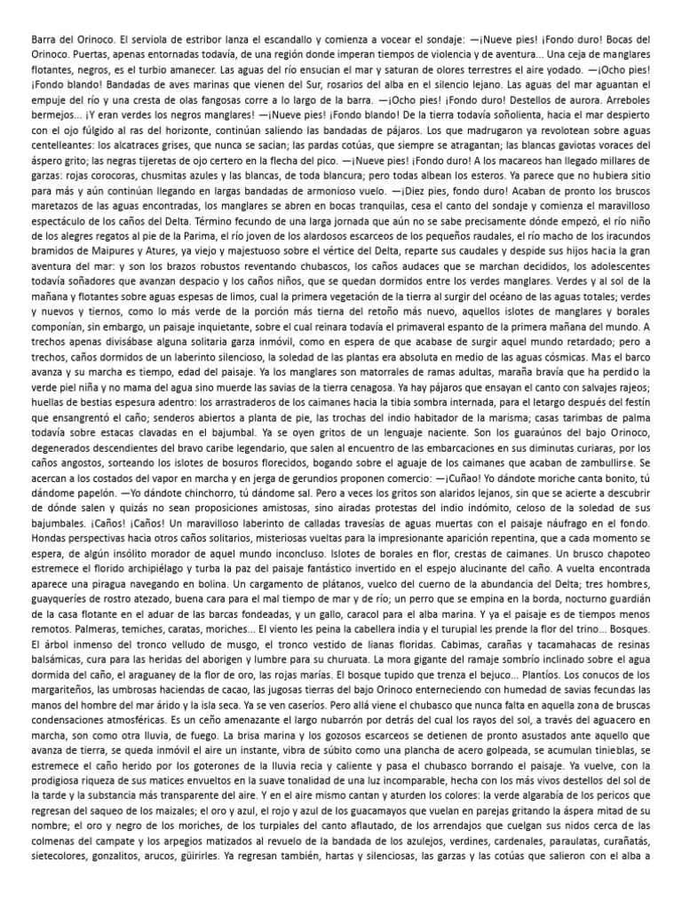 Canaima Novela | PDF | Ciencias de la Tierra