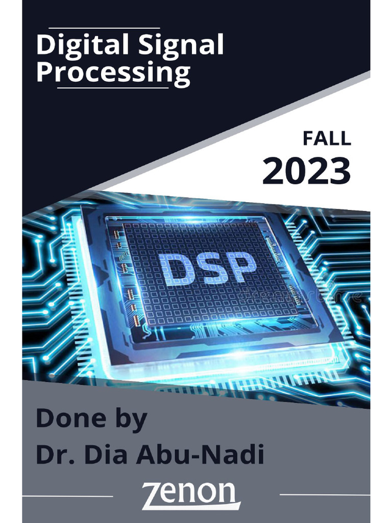DSP Notes Full Material by DR Dia | PDF