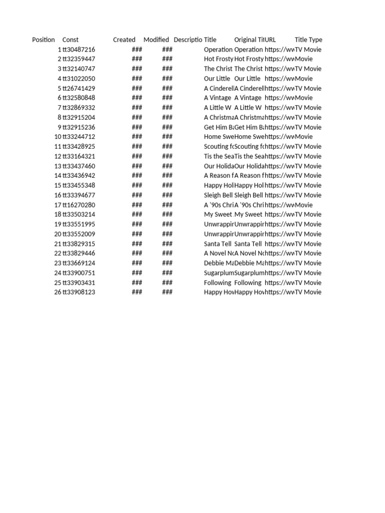 2024 Hallmark Movies | PDF