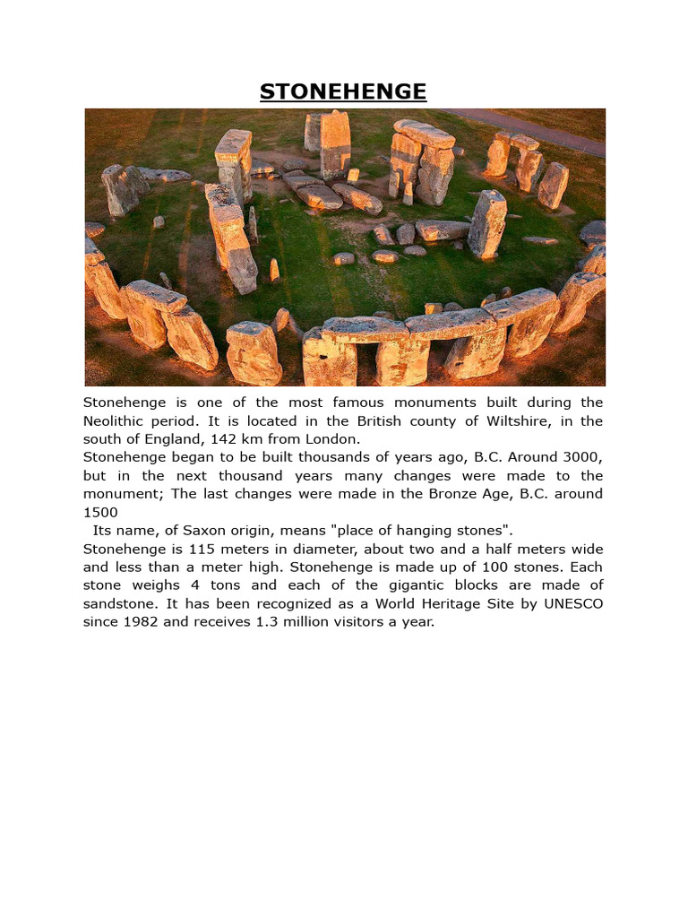 STONEHENGE | PDF | Social Science