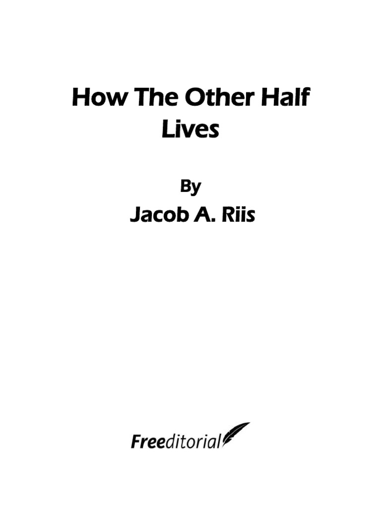 How The Other Half Lives | PDF | Tenement