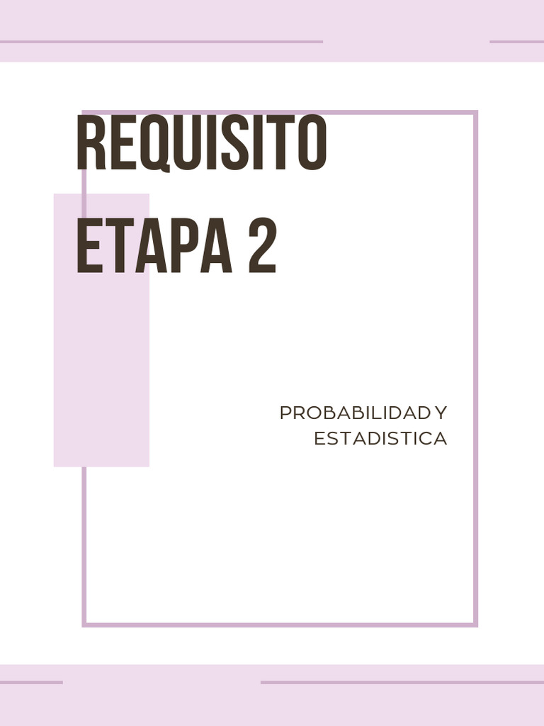 DMMM_repaso_etapa2 pye | PDF