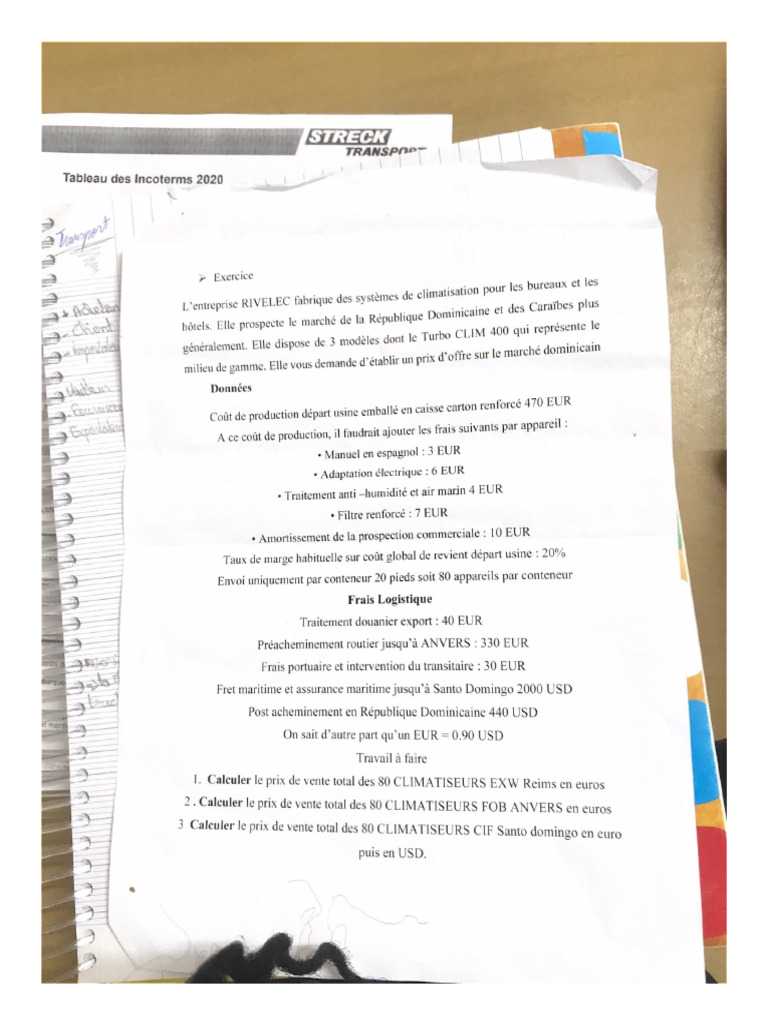 Tableau Des Incoterms 2020 | PDF