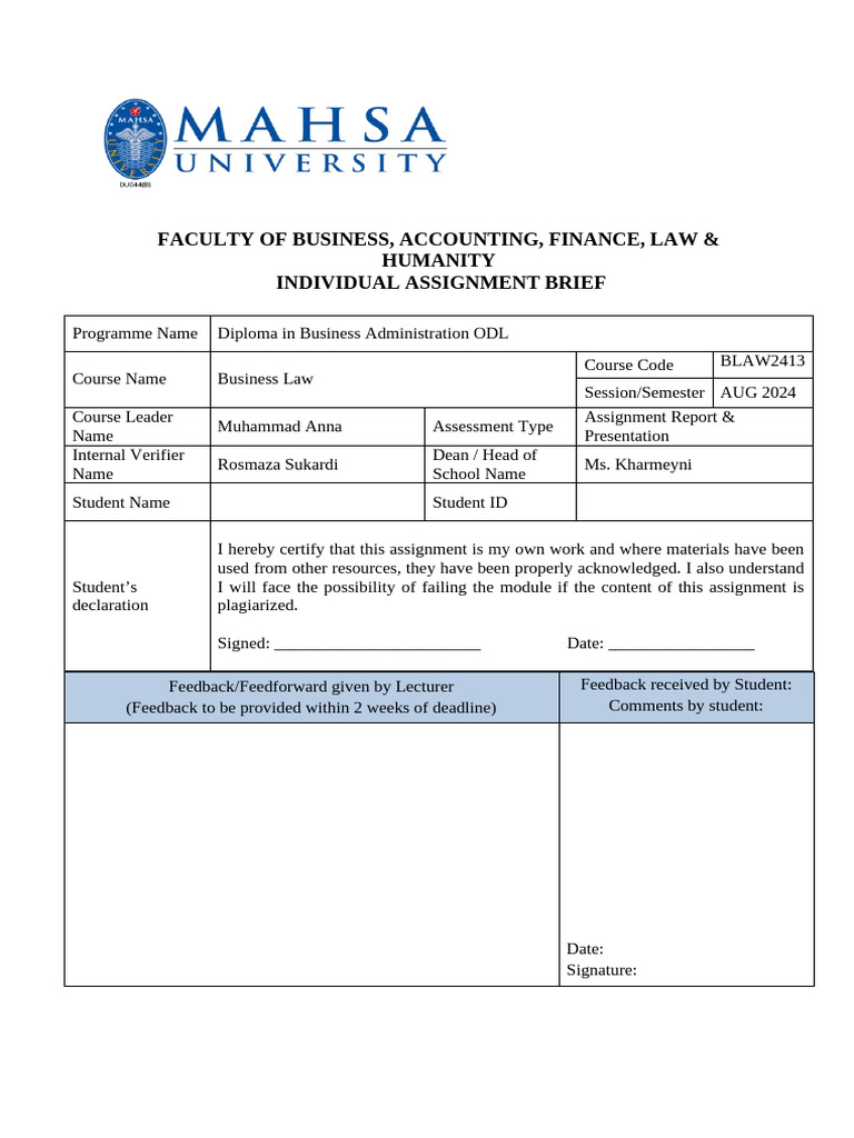 Assignment Presentation | PDF