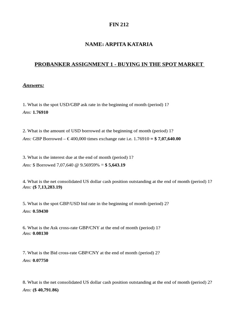Arpita Kataria A1 & A2 | PDF | Business