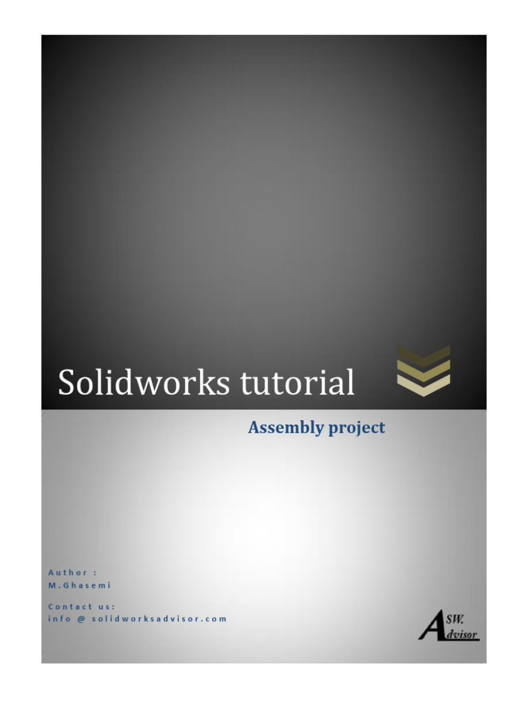 109 Solidworks Assembly Tutorial | PDF | Extrusion