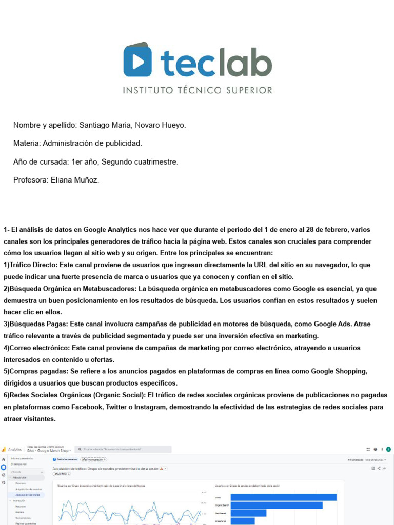 Actividad Practica Integradora 2 Administracion de Publicidad | PDF