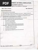 Class 12 Yoga Sample Paper 2024-25 | PDF | Asana | Meditation