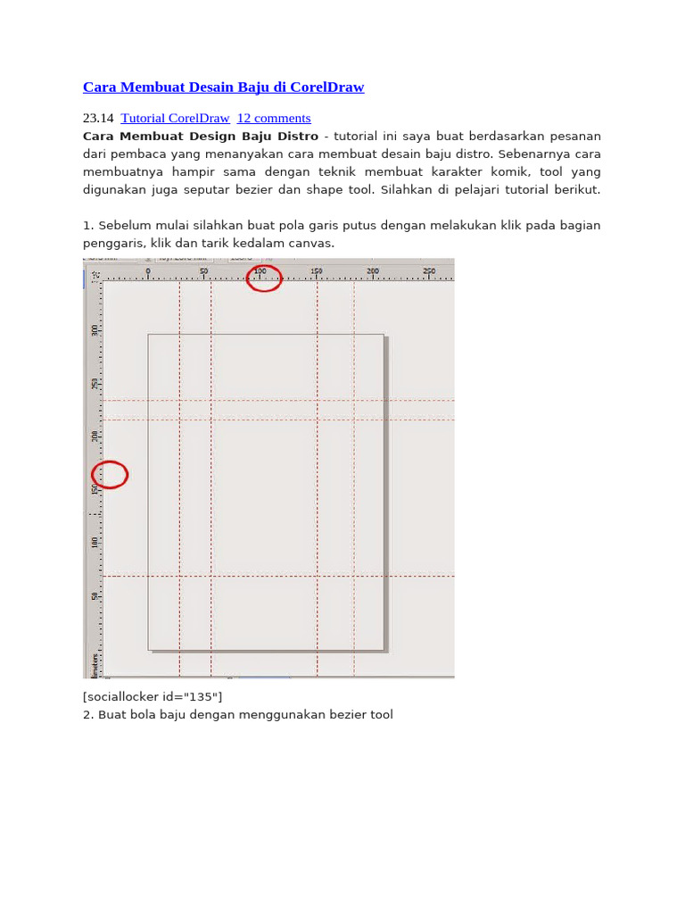 Tutorial Desain Baju dengan CorelDraw | PDF | Komputer