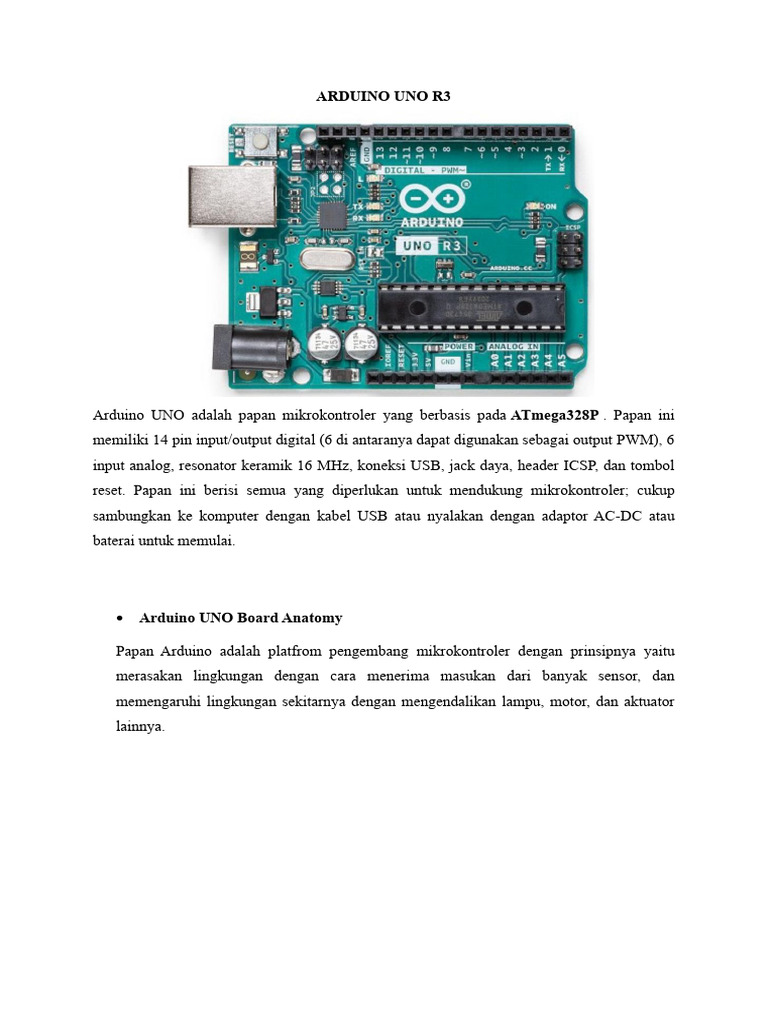 Anatomy Board UNO R3 | PDF | Metode & Bahan Ajar