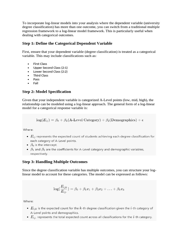 To Incorporate Log | PDF | Categorical Variable | Dependent And Independent Variables